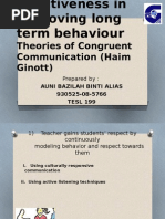 The Ginott Model | PDF | Teachers | Emotions