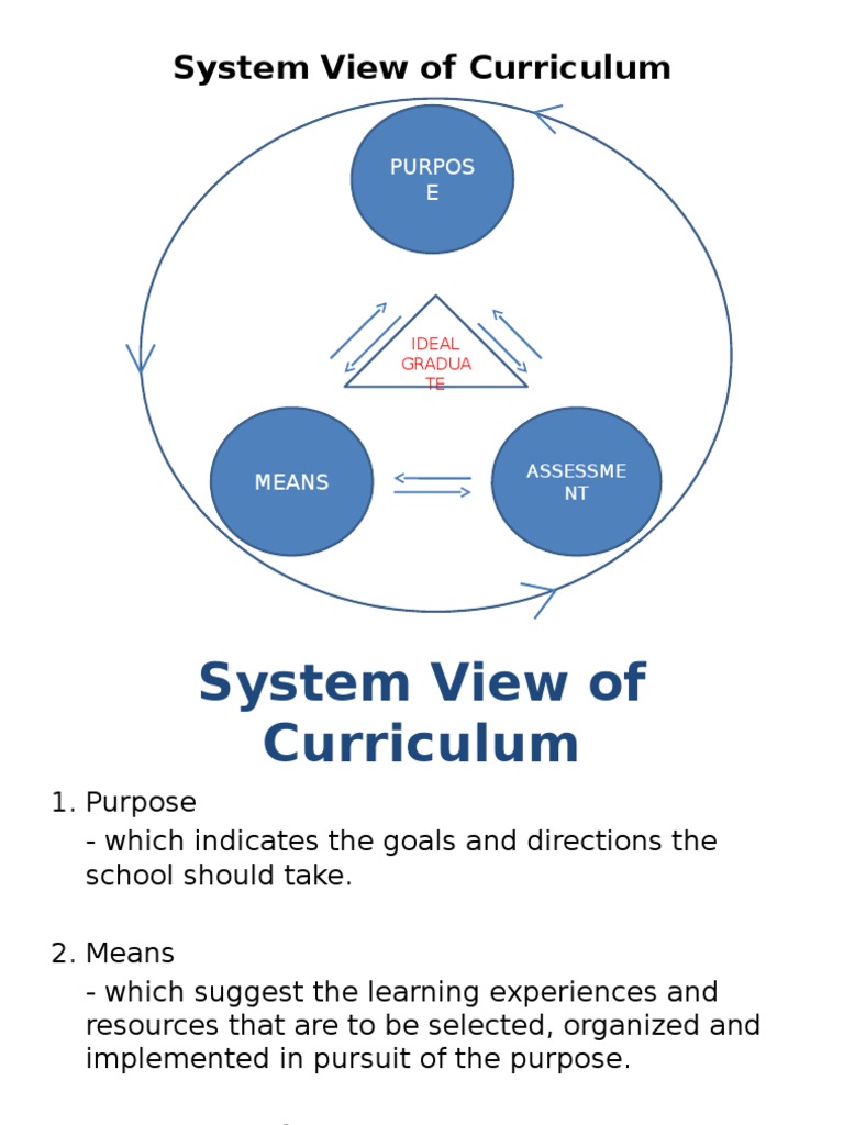 Curriculum System Overview and Goals | PDF | Curriculum | Learning