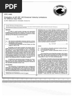 Review of The APIRP14 Eerosional Velocity Equation | PDF | Fluid ...