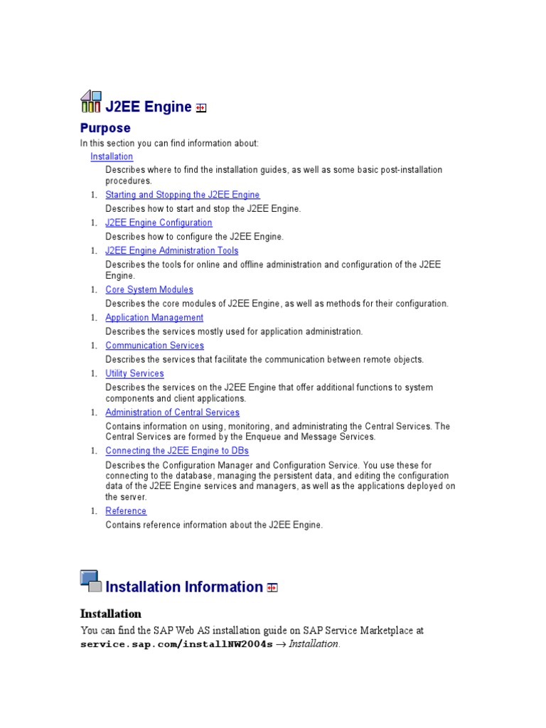 J2EE Engine | PDF | Java Virtual Machine | Java (Programming Language)