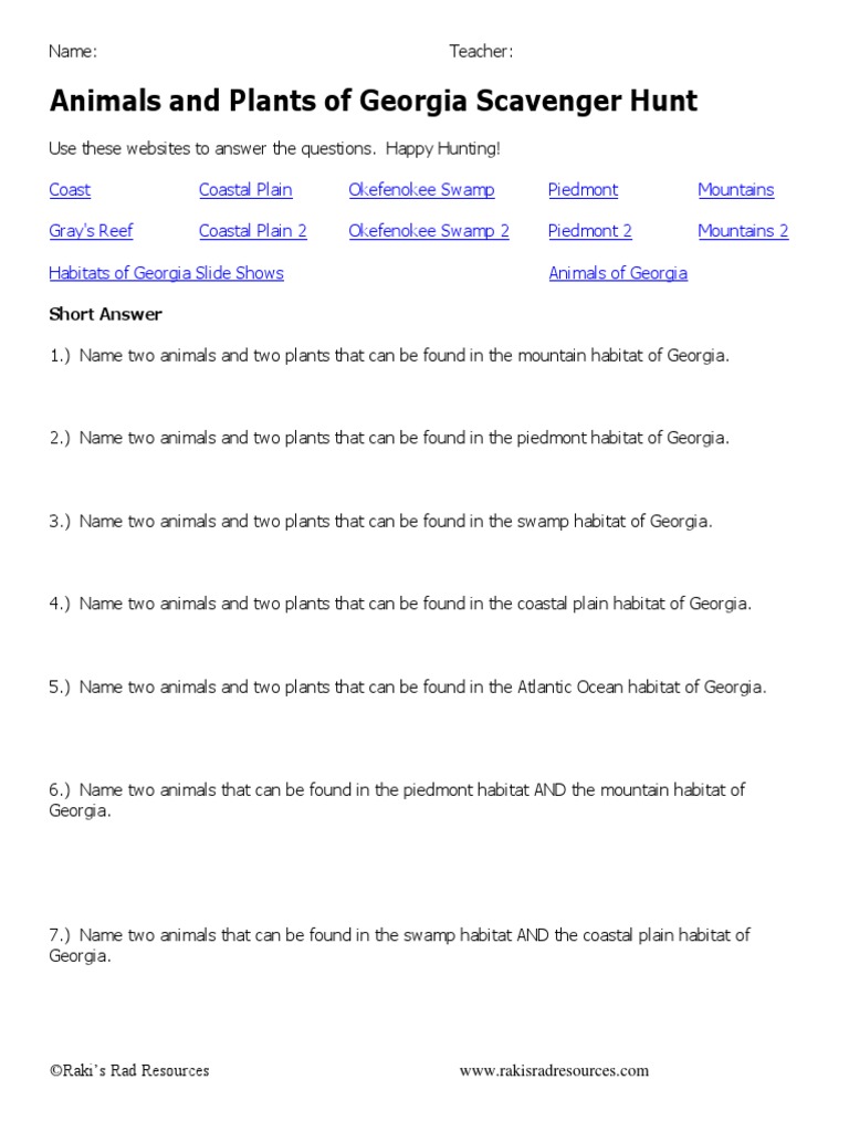 Georgia Habitats - PDF Version | PDF | Habitat | Oceanography