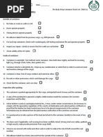Shipping C Tpat Container Security Inspection Checklist PDF | PDF ...