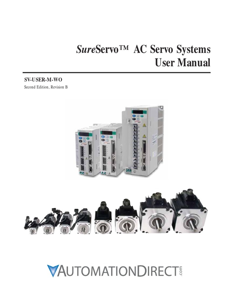 Sure Servo Manual | PDF | Programmable Logic Controller | Manufactured ...