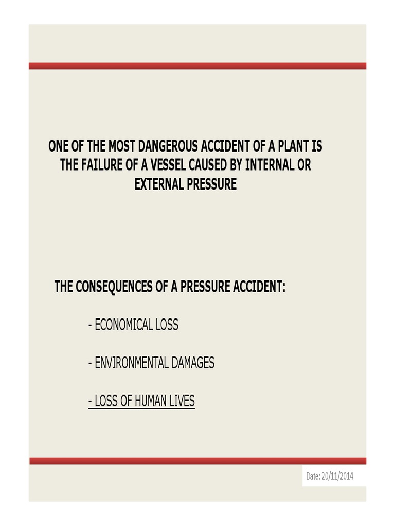 Pressure Vessel Failure Risks & Safety | PDF