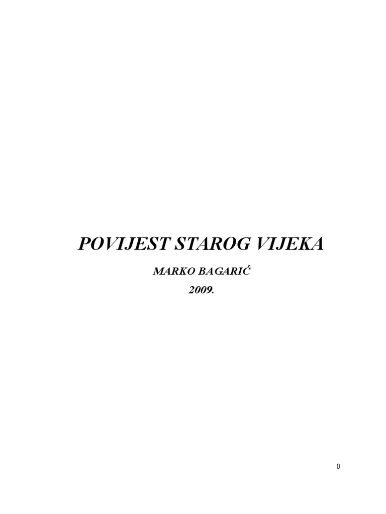 Stari Vijek | PDF