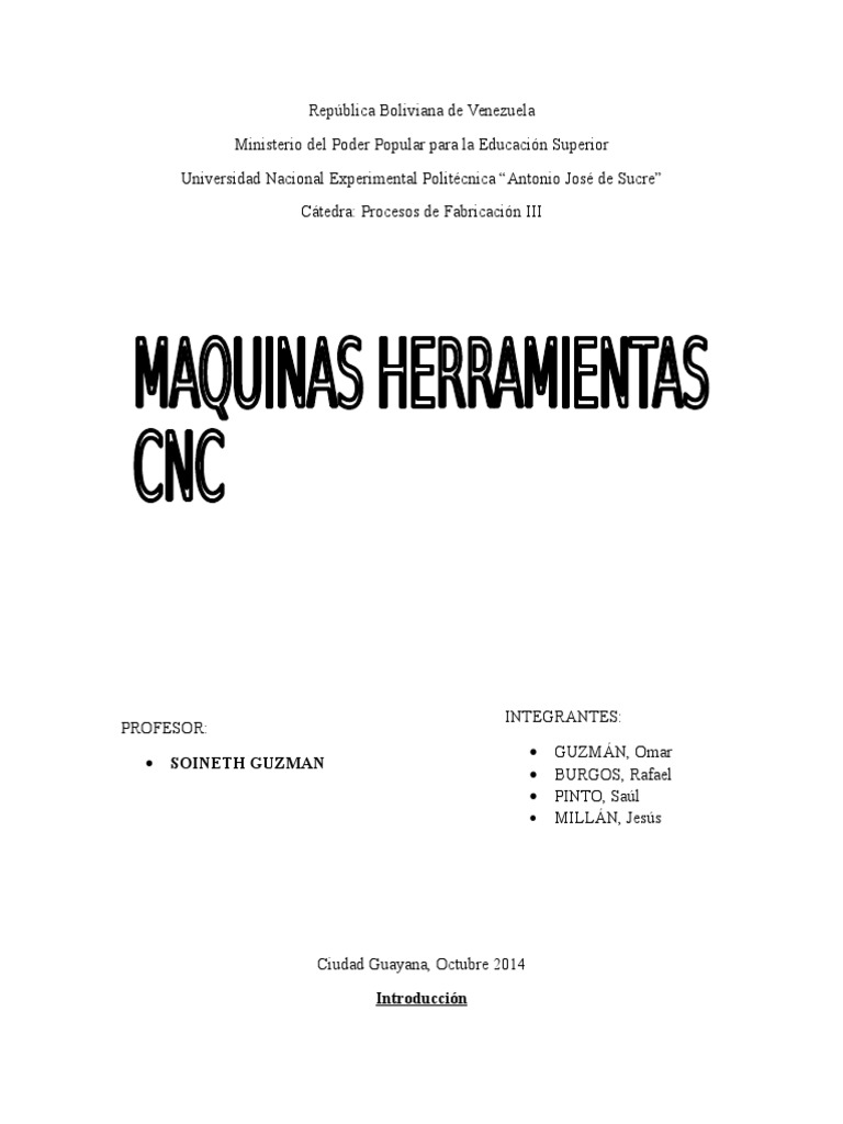 Tipos de Control CNC | PDF | Control numerico | Mecanizado