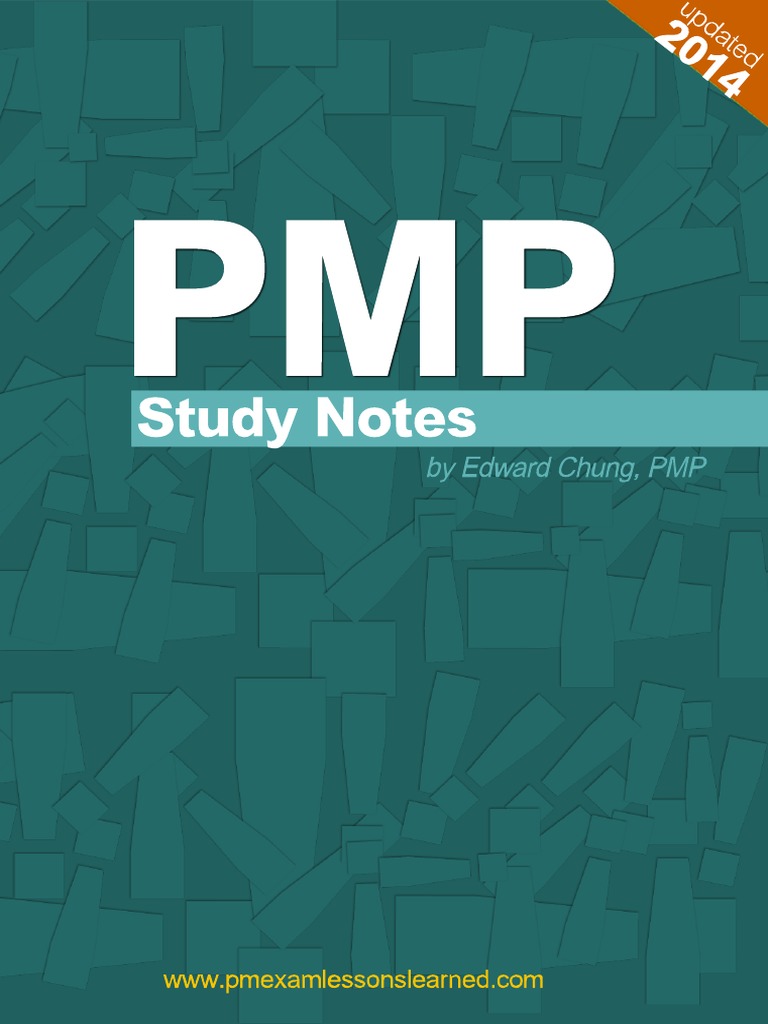 PMP Study Notes | PDF | Project Management Professional | Project ...