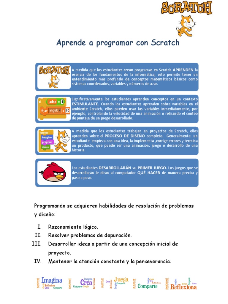 Aprende A Programar Con Scratch | PDF | Scratch (lenguaje de ...
