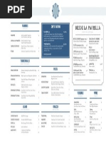 Vinta - Menu | PDF | Sauce | Drink