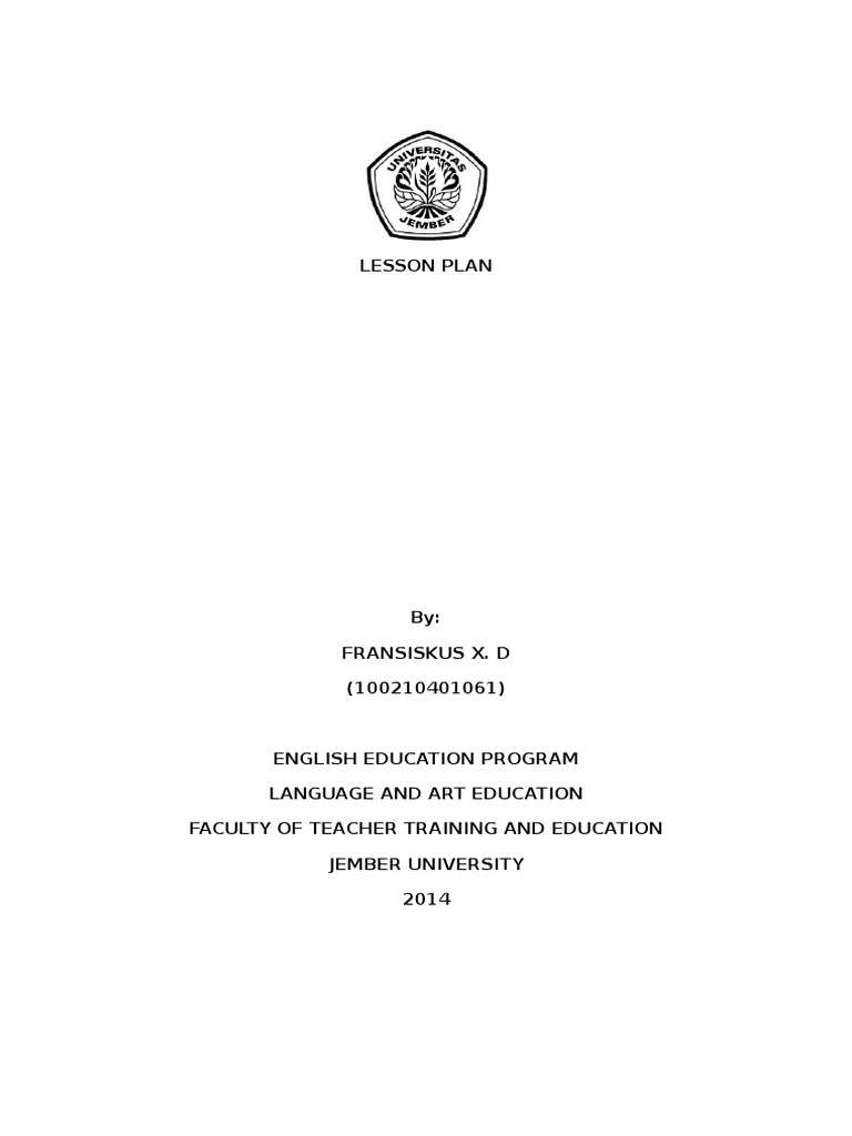 Lesson Plan For PPL - Writing Recount | PDF | Lesson Plan | Teachers