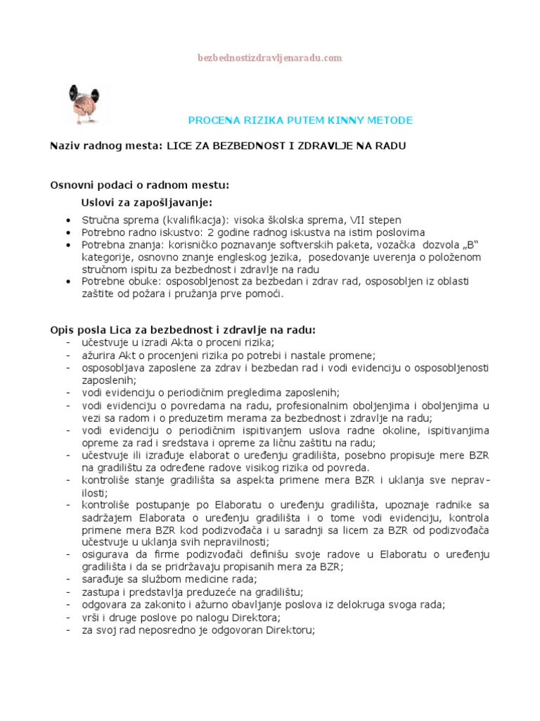 Kinny Metoda Procene | PDF