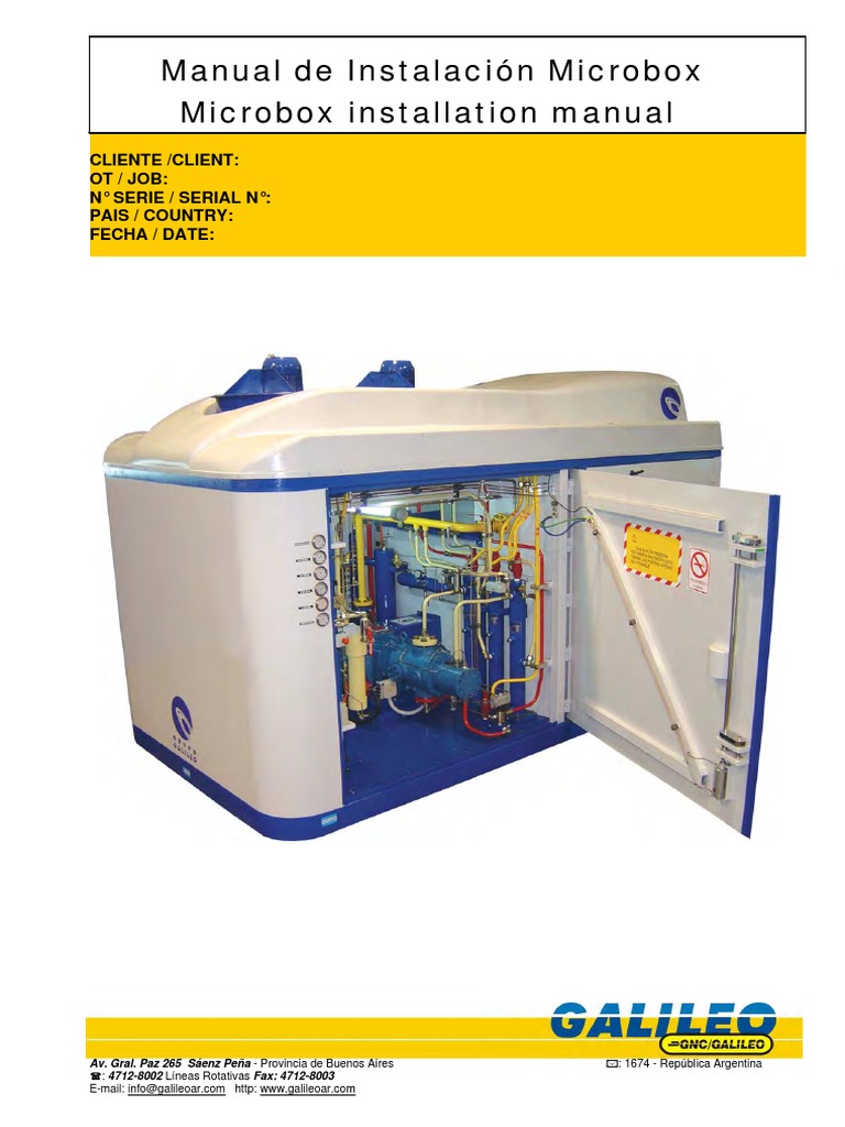 Manual de Instalación Microbox | PDF | Ingeniería mecánica | Bienes ...
