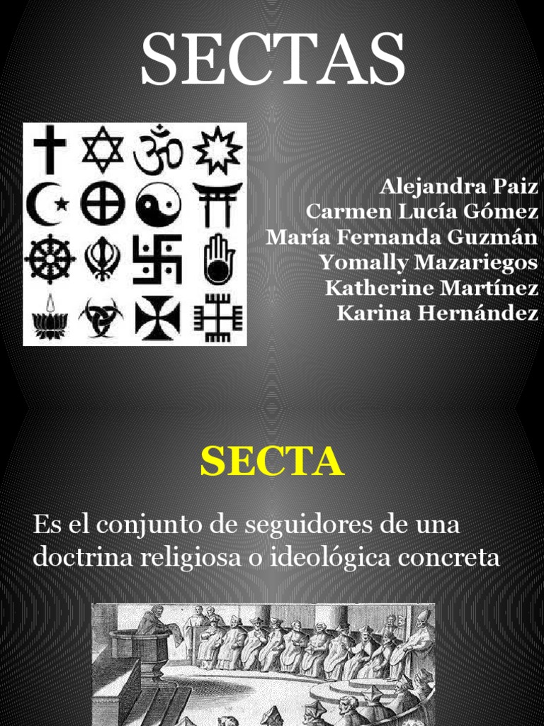 Presentación sectas | Secta | Política | Prueba gratuita de 30 días ...