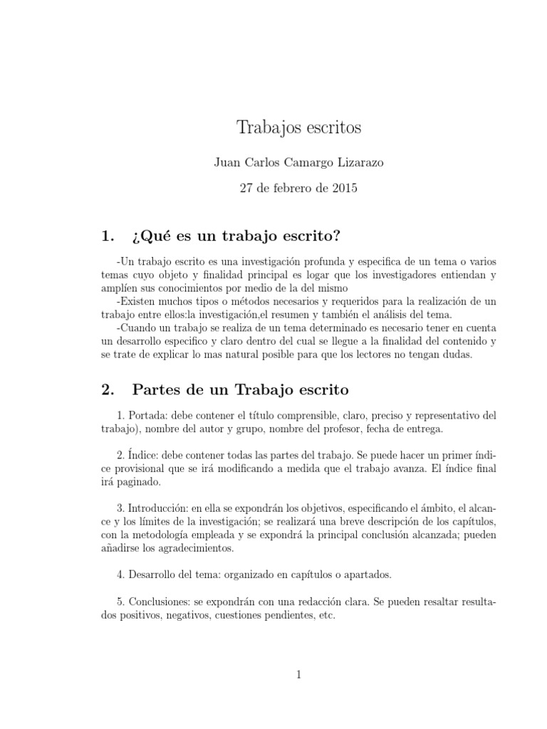 Guía completa sobre la presentación de trabajos escritos | PDF | Comillas | Documento