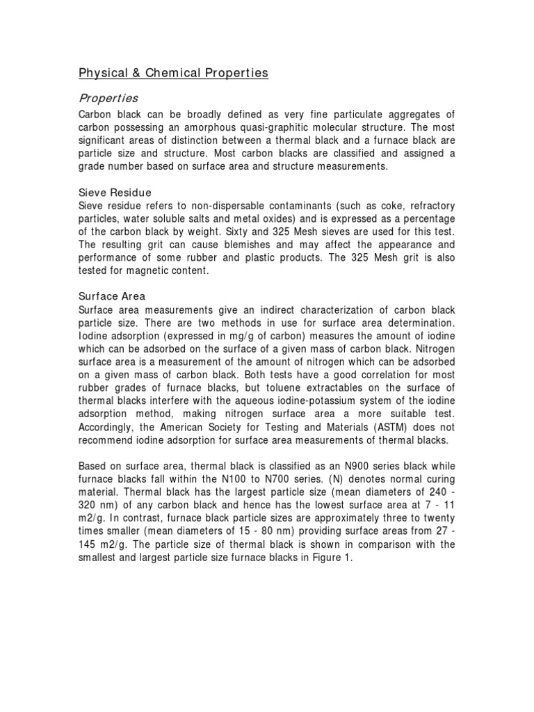 Physical Chemical Properties | PDF | Adsorption | Graphite