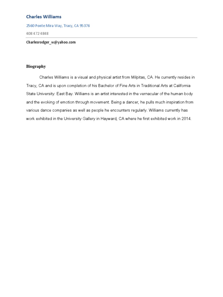Biography | PDF