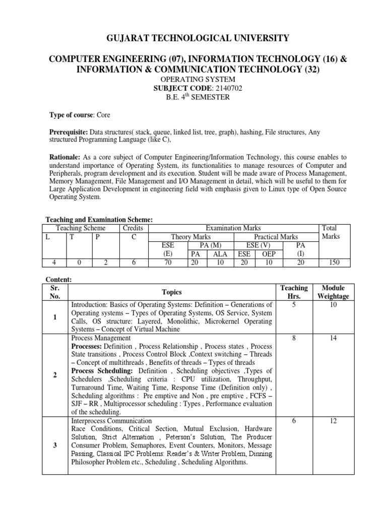 Os | PDF | Scheduling (Computing) | Operating System