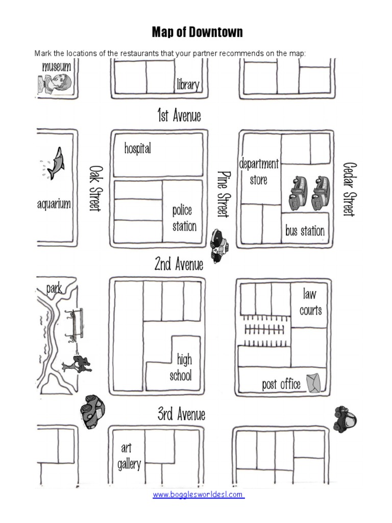 Recommended Downtown Restaurants Map | PDF