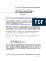 Acm f026 Thesis Proposal Approval Sheet | PDF