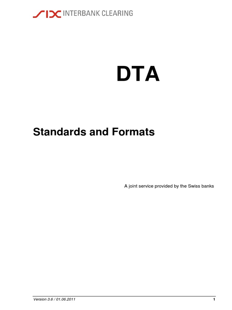 DTA File Format | PDF | Payments | Cheque