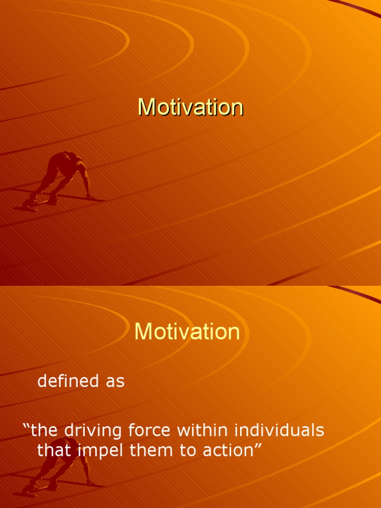 Motivation Ob | Download Free PDF | Motivation | Motivational