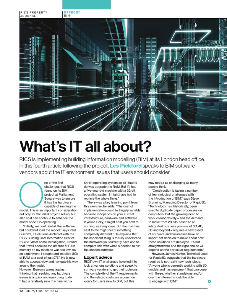 What's IT All About? | PDF | Building Information Modeling | Cloud Computing