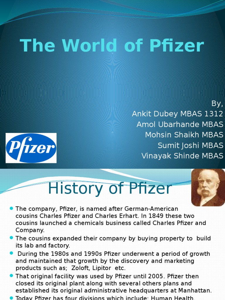 Pfizer | PDF | Pfizer | Pharmaceutical Drug