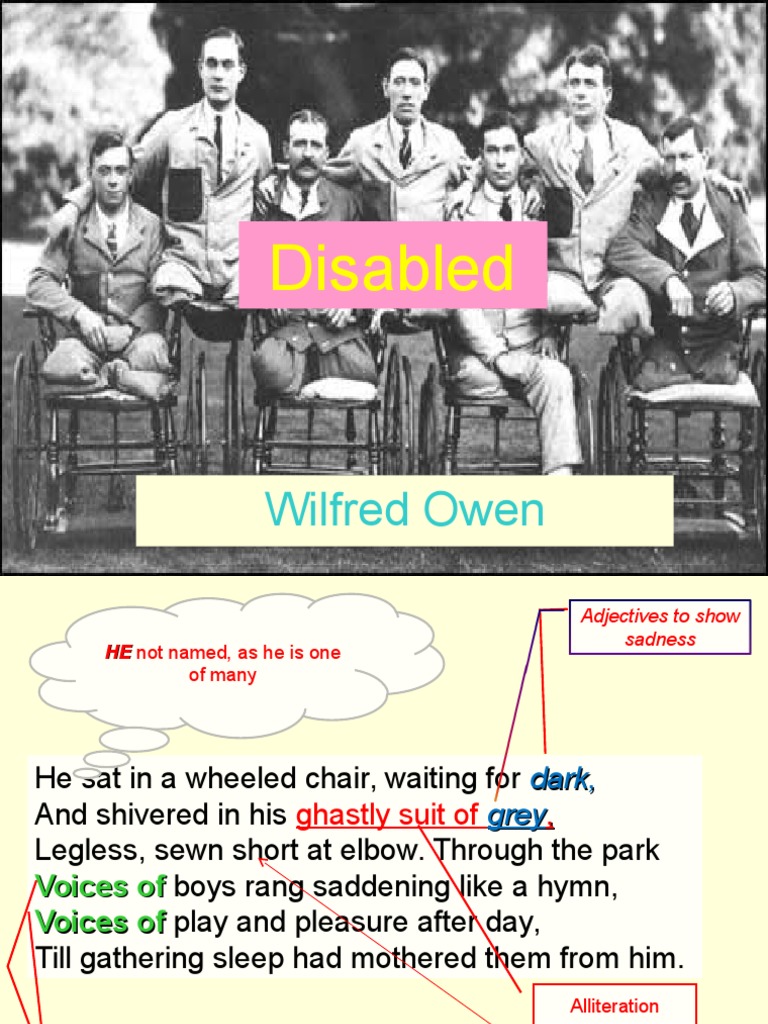 Disabled Wilfred Owen | PDF