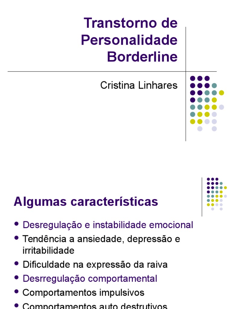 Características, origens e abordagens terapêuticas do Transtorno de ...
