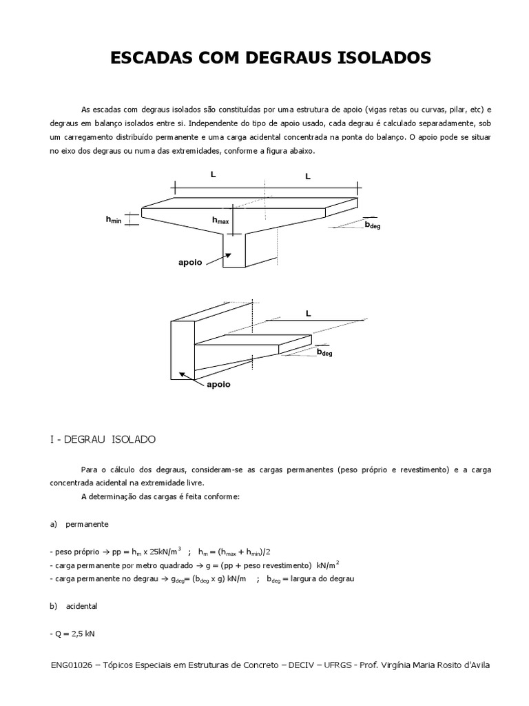 Esca Das | PDF | Viga | Flexão (Física)