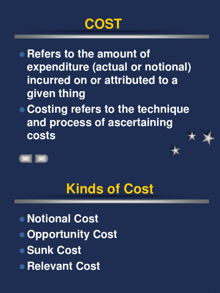 Understanding Notional Cost in Accounting | PDF | Finance & Money ...