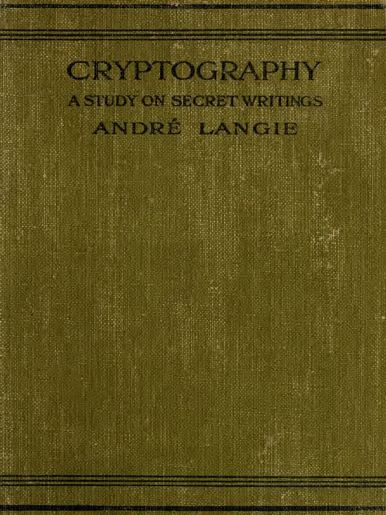 Cryptography | PDF | Cryptography | Languages