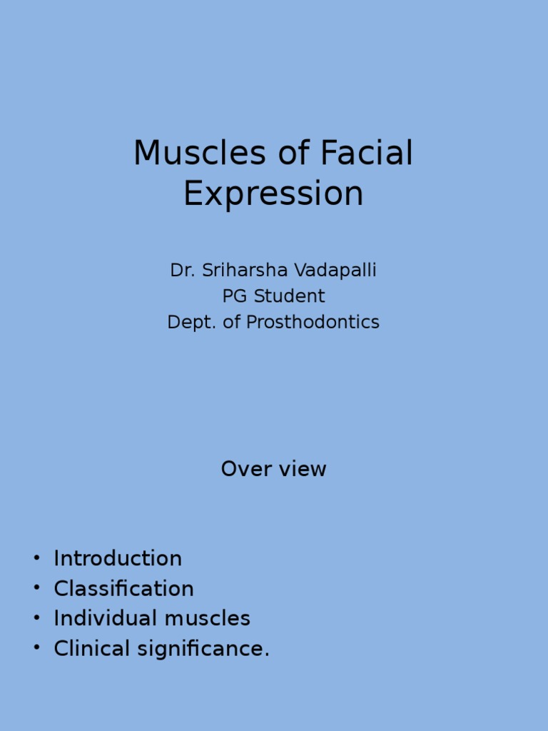 Anatomy and Functions of the Facial Muscles: A Guide for Prosthodontic ...
