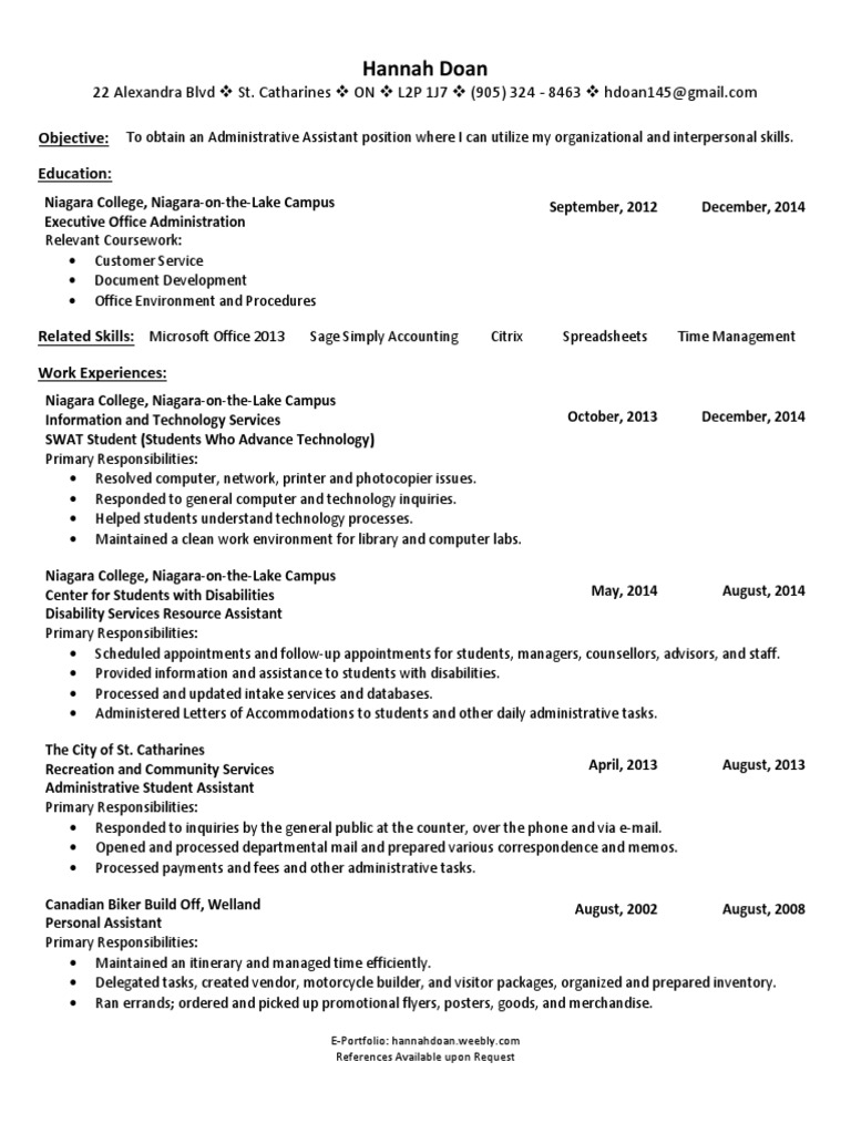 Hannah Doan's Resume | PDF | Career & Growth
