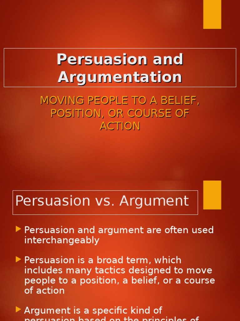 An Introduction To Persuasion and Argument | PDF | Argument | Persuasion