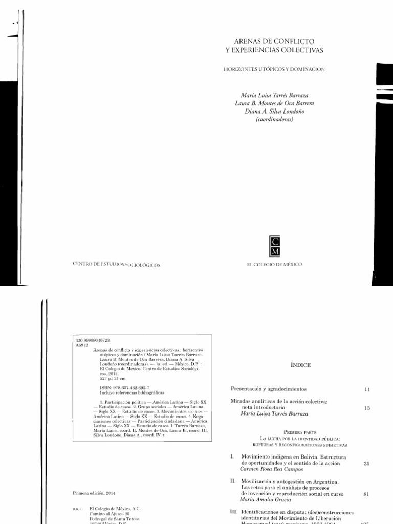 Hurtado Edison2014 ActoresEscenariosTiempos-libre PDF | PDF | Exclusión ...