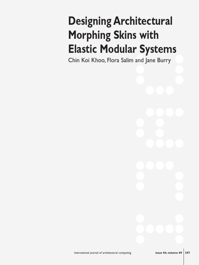 Elastic Modular Systems for Morphing Skins | PDF