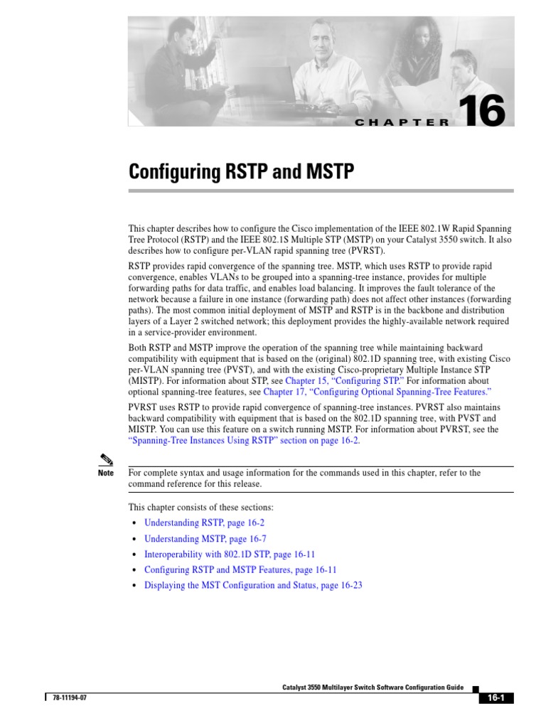 Configuring RSTP and MSTP | PDF | Network Switch | Internet Protocols