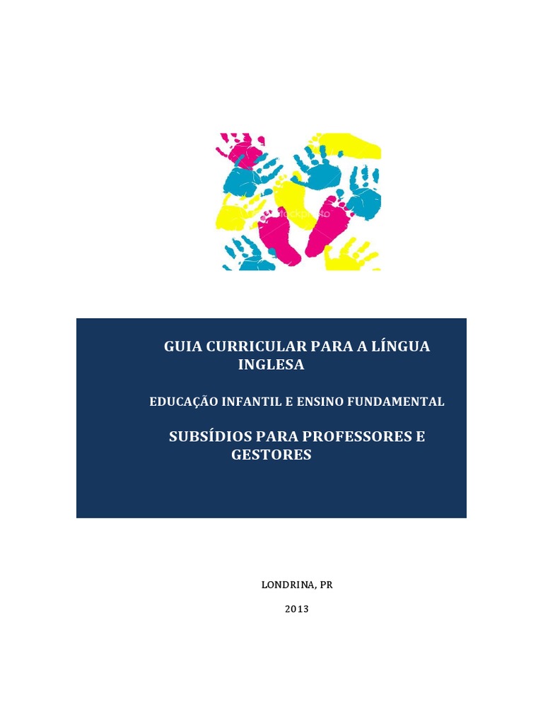 Guia Curricular para Língua Inglesa | PDF | Linguagem natural | Aprendizado