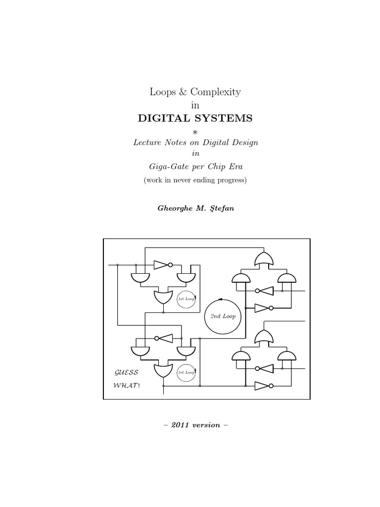 Loops and Complexity in Digital Systems | PDF | Hardware Description ...