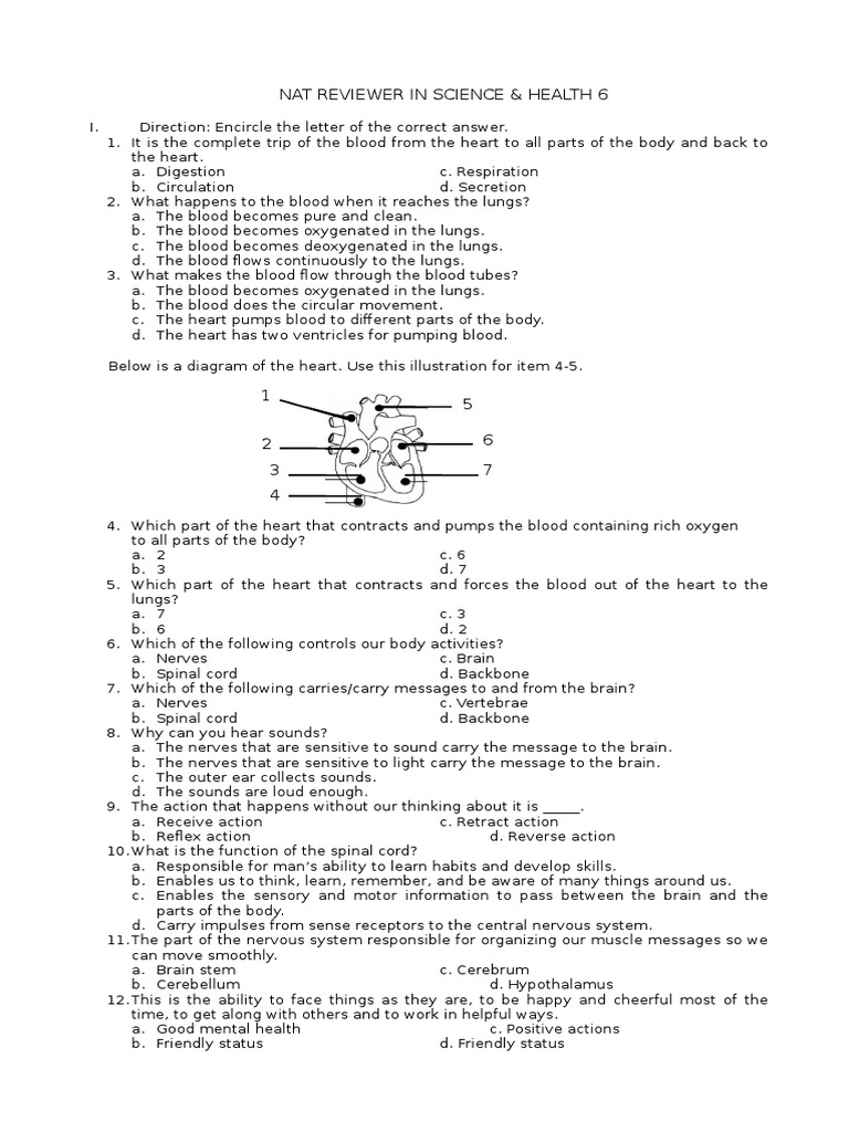 NAT REVIEWER IN SCIENCE & HEALTH | PDF | Plate Tectonics | Earth