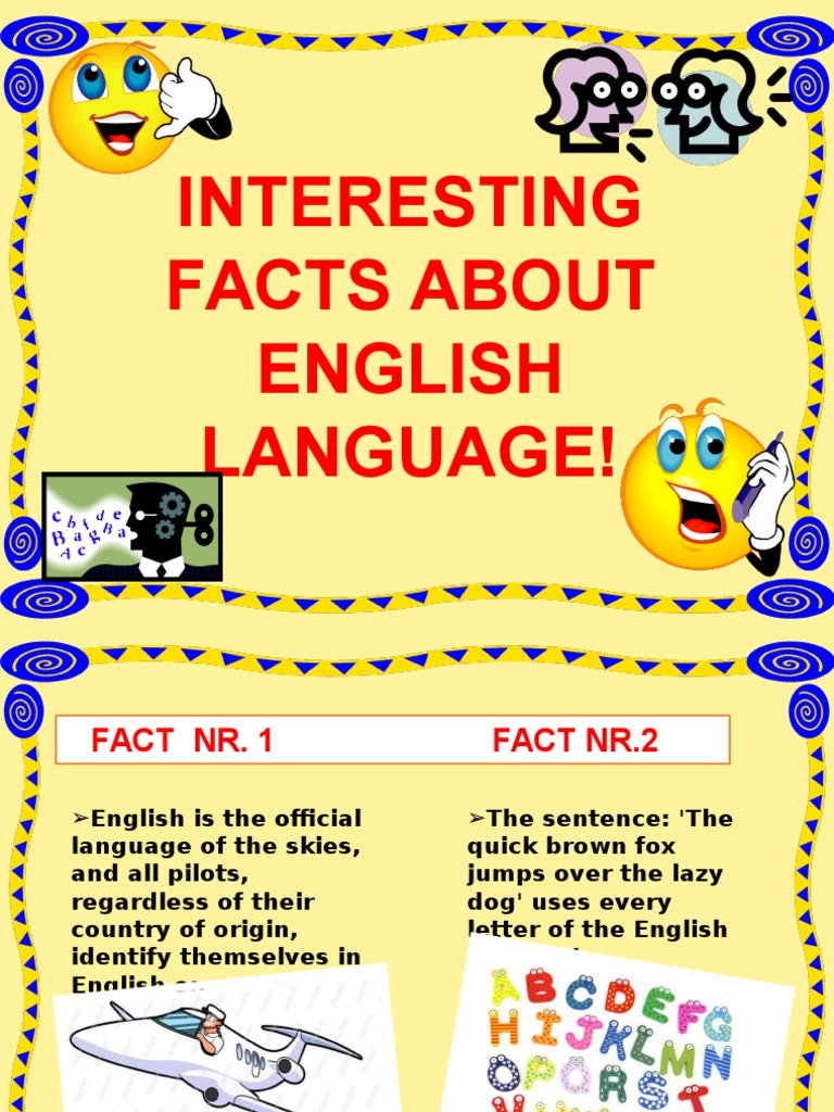 15 Fascinating English Language Facts | PDF | Language Arts ...