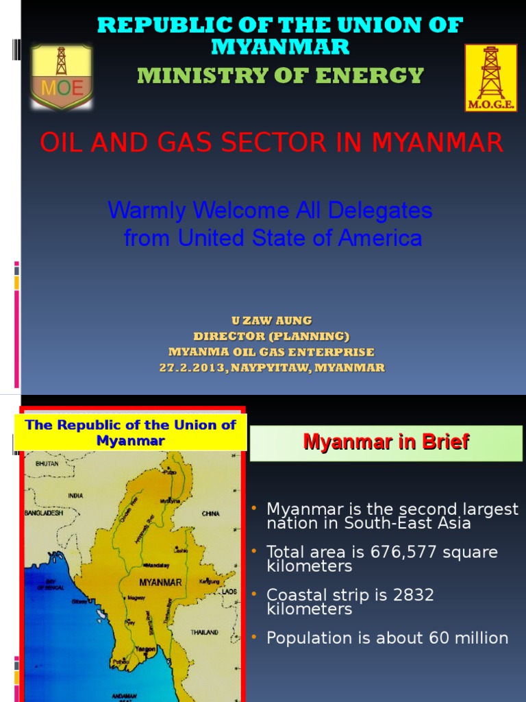 Myanmar Oil and Gas Industry Overview | PDF | Pipeline Transport ...