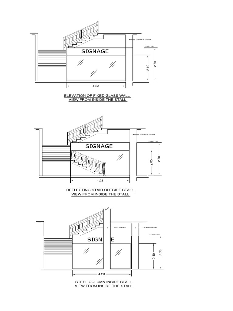 Signage and Structural Elevations Guide | PDF