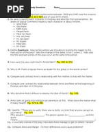 Anne Frank Study Guide Insights | PDF | Anne Frank