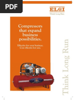 Elgi Compressor Catalog | PDF | Oil Well | Engineering