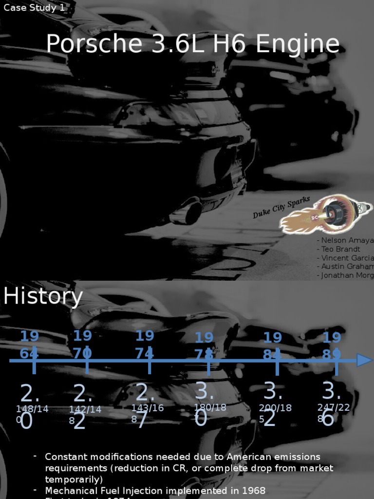 Porsche 3.6L Final Presentation | PDF | Throttle | Engines