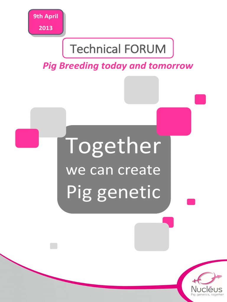 Leaflet Nucleus Forum 004156800 1040 11042013 | PDF | Domestic Pig ...