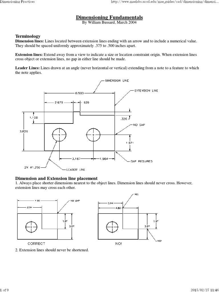 Dimensioning Practices | PDF | Dimension | Geometry