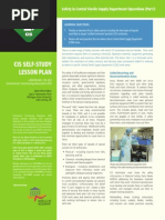 CSSD Overview PPT Notes | PDF | Sterilization (Microbiology) | Materials